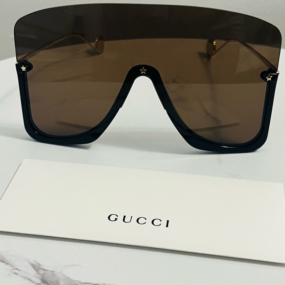 Gucci | Accessories | Gucci Shield Sunglasses | Poshmark